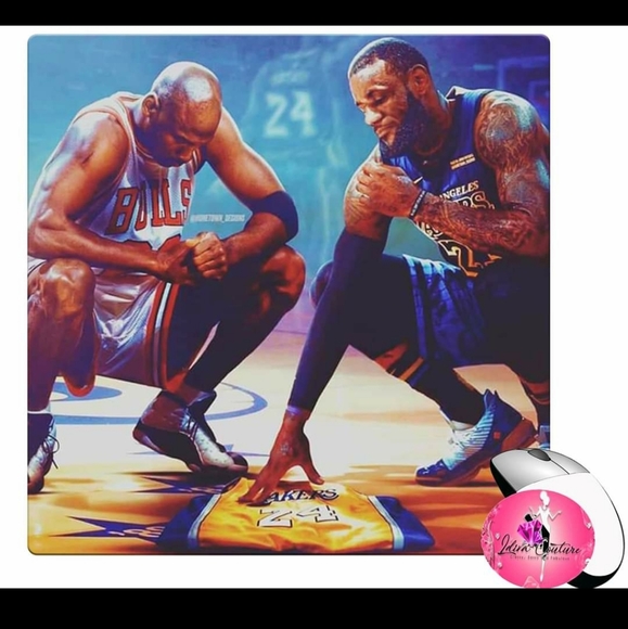 Accessories | Mouse Pad Michael Jordan And Lebron James | Poshmark